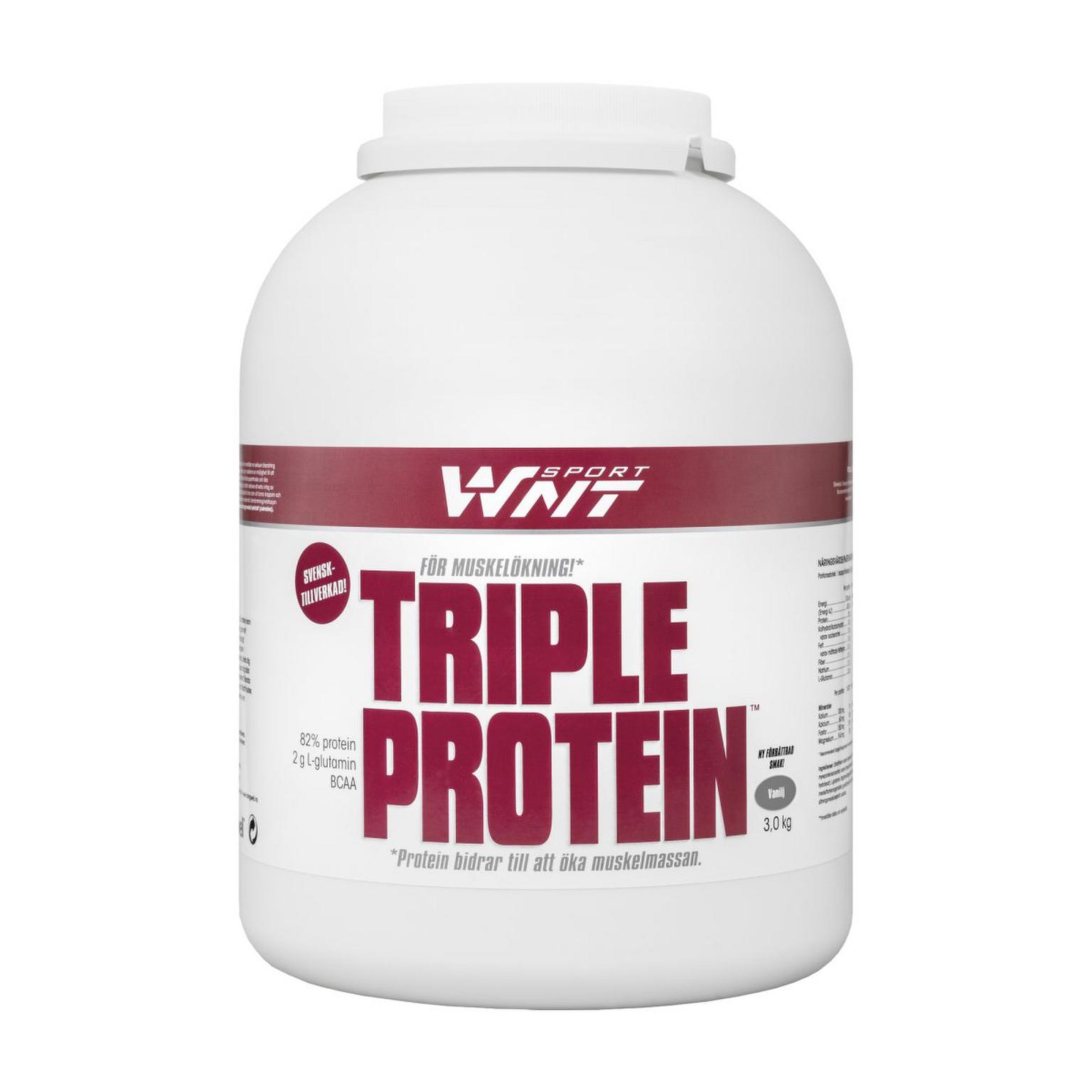 WNT TRIPLE PROTEIN 3,0 kg - Proteiner - WNT TRIPLE PROTEIN 3,0 kg | XXL